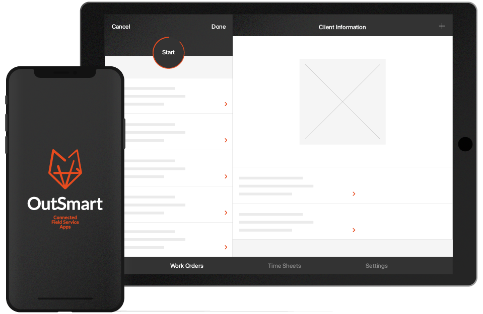Eén oplossing voor binnen- en buitendienst - OutSmart software