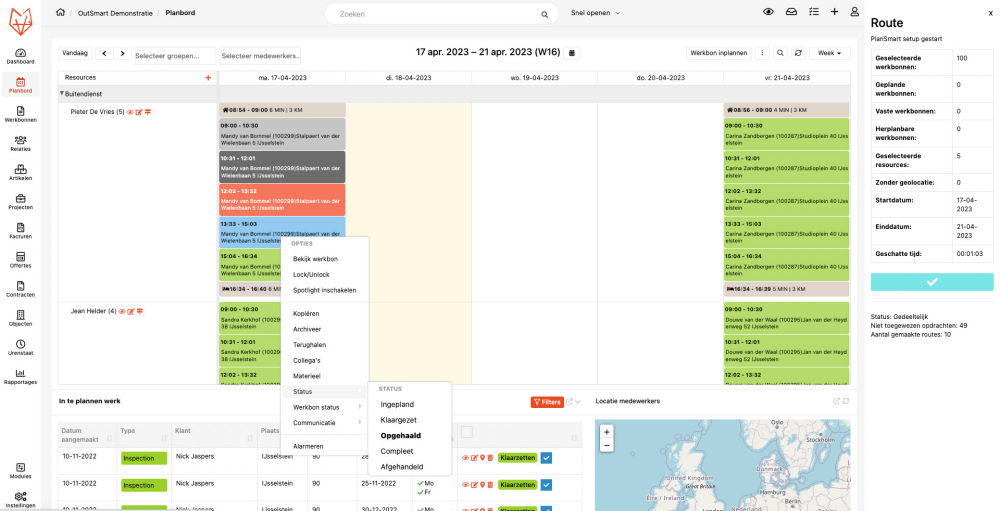 PlanSmart: Route Optimalisatie Software voor uw buitendienst
